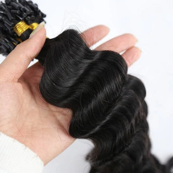 Deep Wave Micro Loop Hair Extension – YFDBEAUTY-Factory Direct